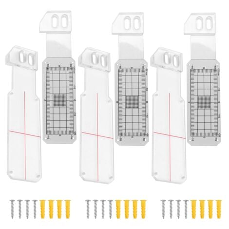 3 Pcs Crack Monitoring Record, Acrylic Corner Tell-Tale Monitor,Tell ...