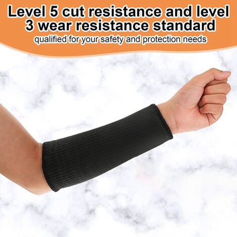 4 Pair Cut and Burn Resistant Sleeves Arm Protection Forearm Protectors ...
