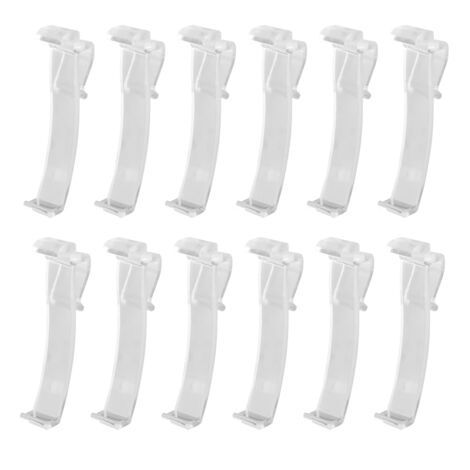 2.5 Inch Valance Clips Window Blind Clear Plastic Retainer Holder ...