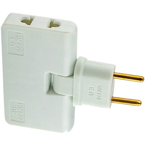 Rotate EU Plug Converter 3 in 1 Rotatable Outlet Extender 180 Degree ...