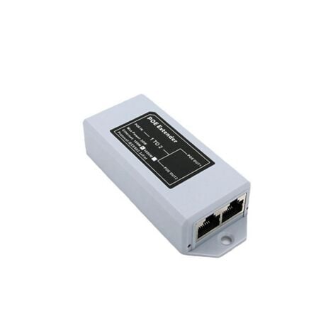 1 in 2 Out 100M Standard POE Network Extender Cascad Repeater Rj45 ...
