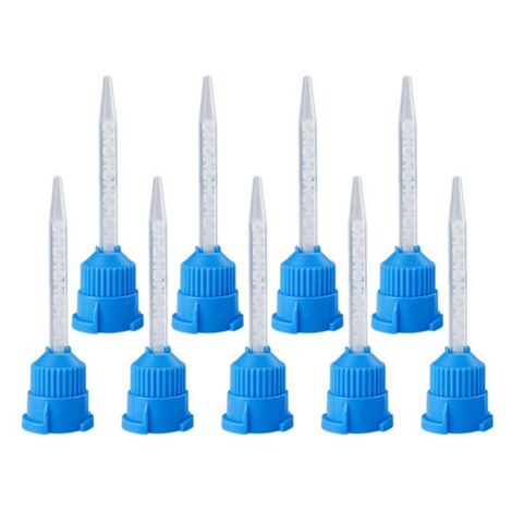 50Pcs Mixing Tips Impression Blue 1:1 NT7012