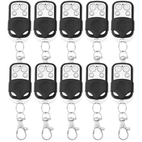10 Pcs Garage Door Remote Control 433Mhz for Car Gate Cloning Key
