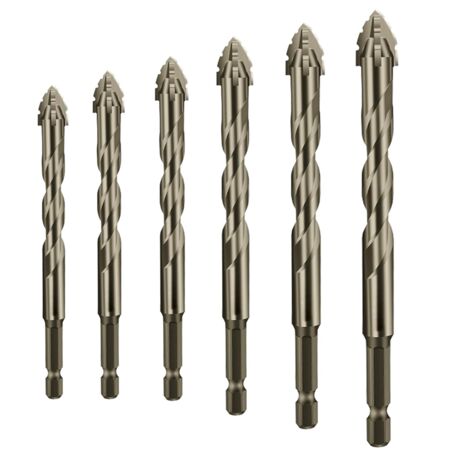 Four-Flute Sawtooth Eccentric Drill Bit, Multifunction Bit Set, High ...