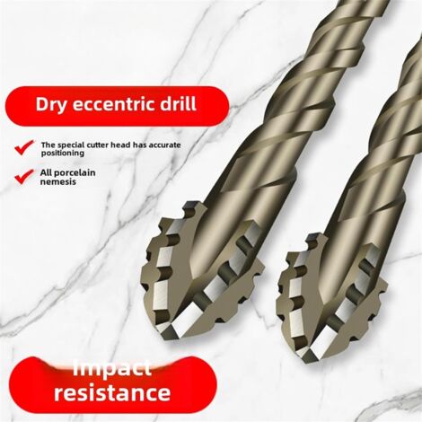 Four-Flute Sawtooth Eccentric Drill Bit, Multifunction Bit Set, High ...