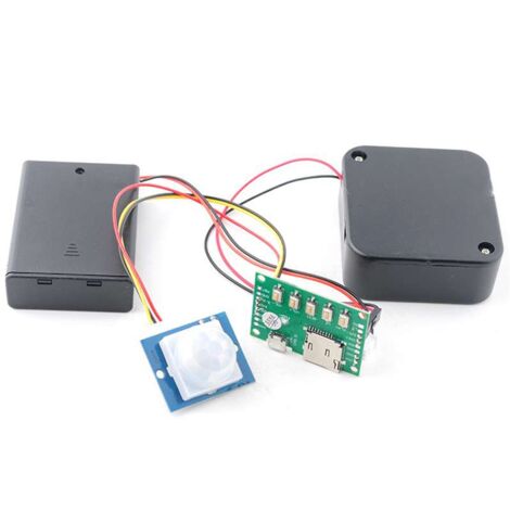 DIY MP3 Music Voice Playback Kit with PIR Sensor Sound Recording Module ...