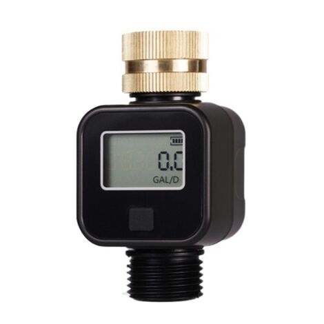 Water Flow Meter IPX6 Waterproof with Brass Inlet Thread for Measure ...