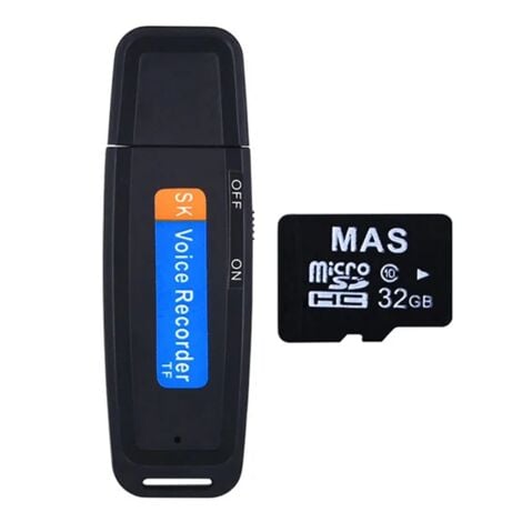 Small USB Voice Record Mini Digital Recorder MiniSound Dictaphone Audio ...