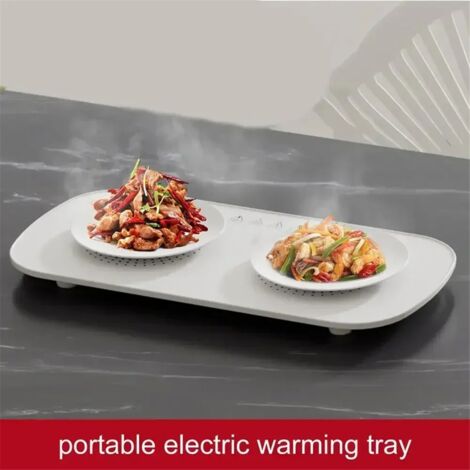Food Electric Warming Plate Warmer Hot Placemat Long Lasting Plates for ...