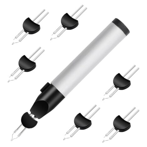 Cordless Thread Burner Pen, Burning Tool,with 5 Replacement Tips for ...
