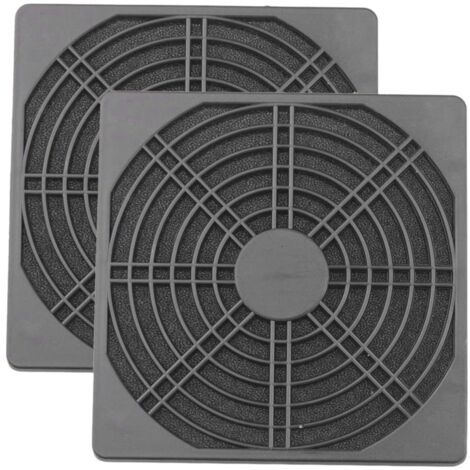 2 Pcs Dustproof Blower Guard ABS Computer Ventilator Grill 120mm Fan ...