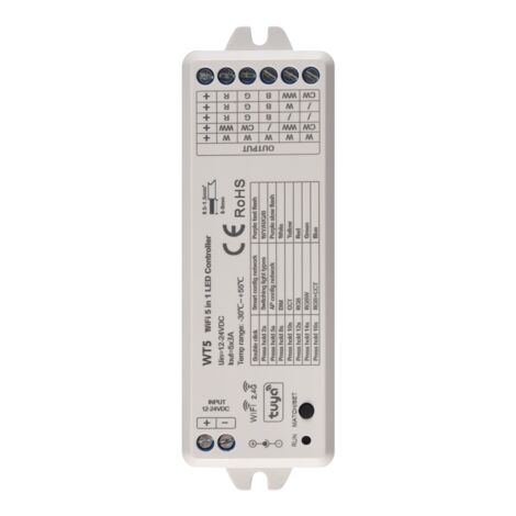 Tuya LED Controller 5 in 1 Dimmer CCT RGB RGBW RGBWW RGBCCT Strip Smart ...