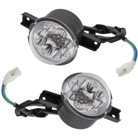 2Pcs 12V LED ATV Front Headlight 125Cc 150Cc 250Cc 300Cc Headlights for ...