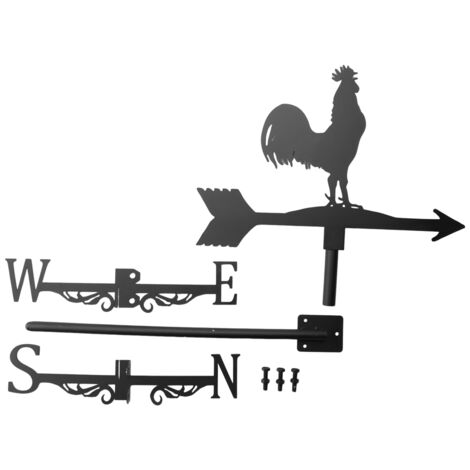 Weathervane with Animal Chickens Garden Stake Weather Vane Wind ...