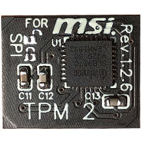 TPM 2.0 Encryption Security Module Remote Card 12 Pin SPI TPM2.0 for Motherboard