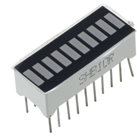 10 Segment Red LED Bar-graph Display