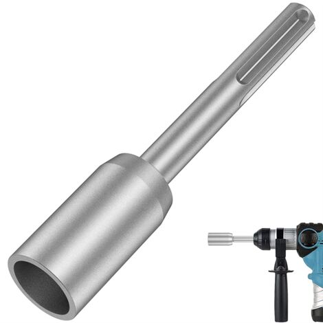 SDS-Max Ground Rod Driver, 30mm Heavy Duty Steel Drill Bit Driver,for ...