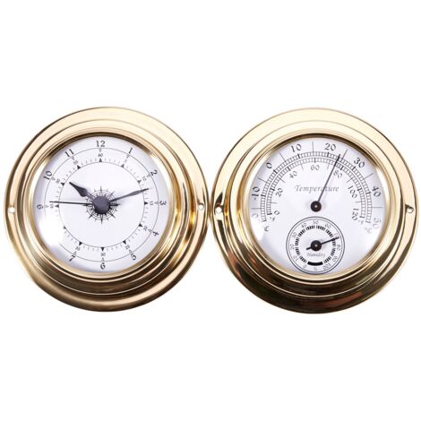 Thermometer Hygrometer Barometer Watches Clock 2 Whole Set Weather ...
