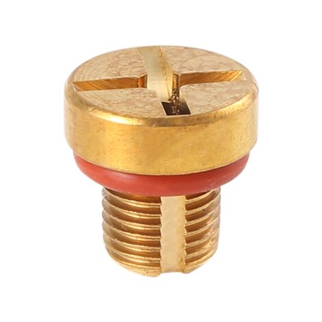 17111712788 Radiator Overflow Coolant Expansion Tank Bleeder Screw Gold ...