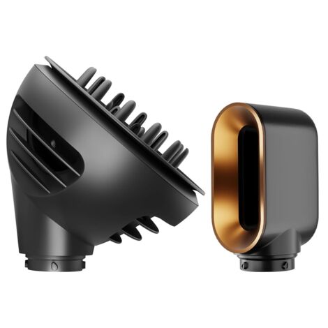 Wave Curl Diffuser Black and Pre-Styling Dryer Attachment for to ...