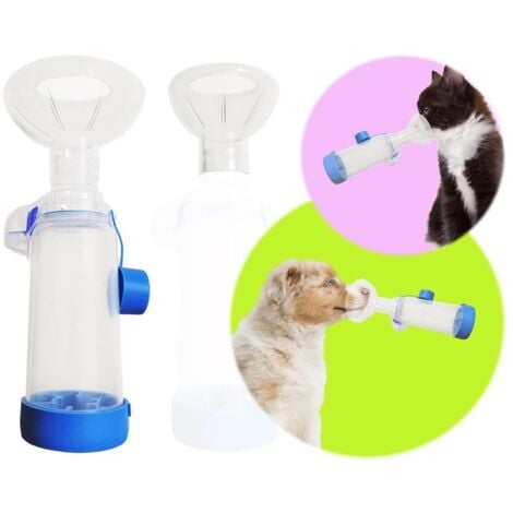 Inhaler Spacer with 2 Masks for Pets Cat and Small Dog ,with Round ...