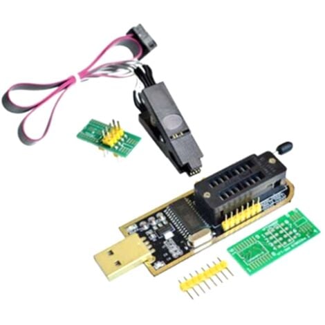 CH341A 24 25 Series EEPROM Flash BIOS USB Programmer Module + SOIC8 ...