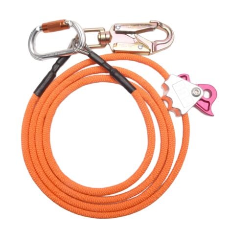 Steel Wire Core Flip Line Kit Adjustable Climbing Positioning Rope for ...