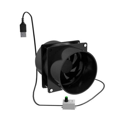 USB Adjustable Speed Fan Smoke Absorber ESD Fume Extractor Pipe Duct ...