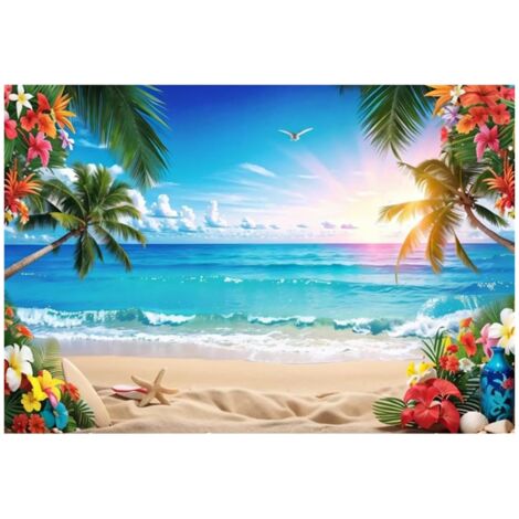 Photography Background 150x100CM Summer Beach Theme Backdrop Travel ...