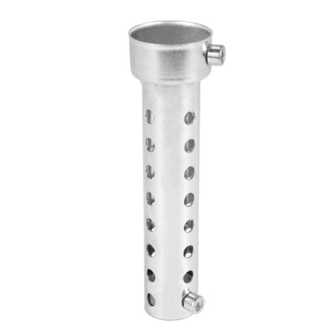 Silver Motorcycle Exhaust Can Muffler Insert Baffle DB 35mm x 140mm