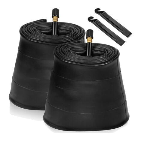 2 Pack 20X4.0 Fat Bike Tube with AV 32mm Valve, Tubes Tire Levers, for ...