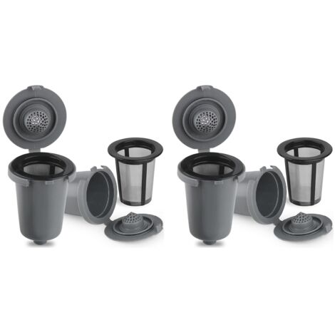 4PCS Reusable Filter Cup for -RFC Home Ebarist Coffee Enthusiasts Filters