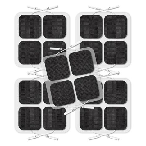 TENS Unit Replacement Pads, Pads 2x2inch 20 Pcs Reusable Self-Adhesive ...