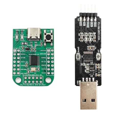 CH32V003 Development Board CH32V003F4P6 MCU QingKe RISC-V2A 1-Wire SDI ...