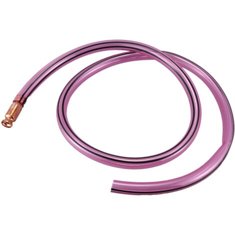 25mm X 2M PVC Fuel Siphon Hose Copper Jiggler Jiggle Pump Water Pipe