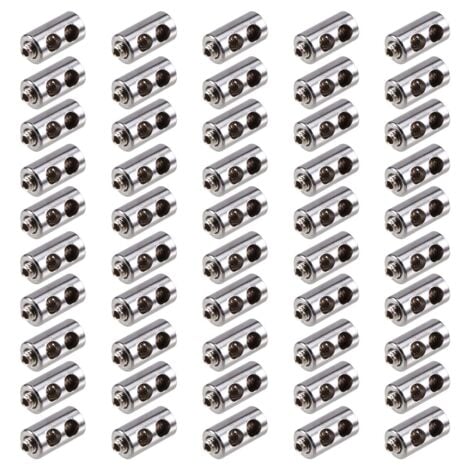 50PCS for 2-3mm Wire Rope Clip Clamp Cable Fastener Adjustable Screw ...