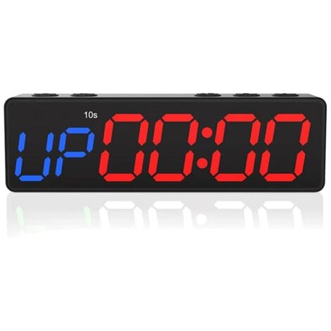 Workout Clock with Battery, Portable Mini Gym Timer Built-in Magnet for ...