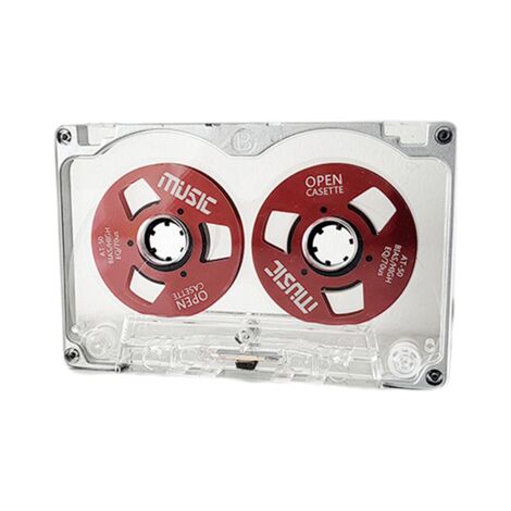 50 Minute Retro Blank Tape Disk Double-Sided Metal Small Open Cassette