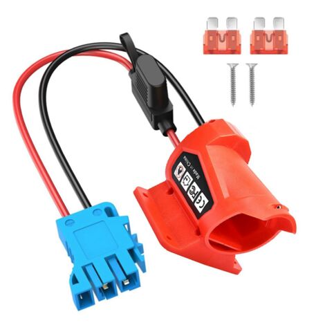 Battery Adapter for 12V M12 DIY Ride on Truck, Robotics, RC Toys Blue Plug