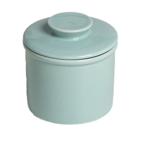 Ceramic Butter Crock with Lid - French Style Keeper for Spreadable ...