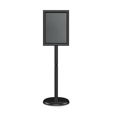 Sign Holder Stand 8.5x11 Inch Adjustable Floor Standing - Signage with ...
