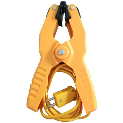 Type K Pipe Clamp Temperature Lead Probe HVAC Pipes Jaw Clip Plumbing Clamp