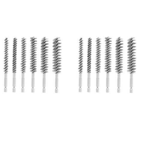 6 Pcs Wire Brushes for Drill,Stainless Steel Small Wire Brush in ...