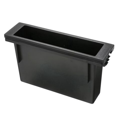Universal Car Double 1 Din Dash Cup Holder Storage Box Plastic For ...