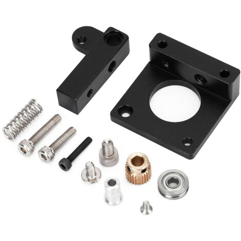 3D Printer parts MK8 extruder Black Edition aluminum block DIY kit ...