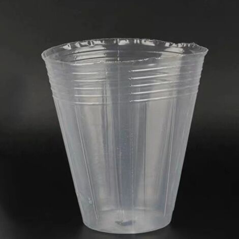 100Pcs White Nutrition Bowl Nutrition Cup Seedling Cup Round Seedling ...
