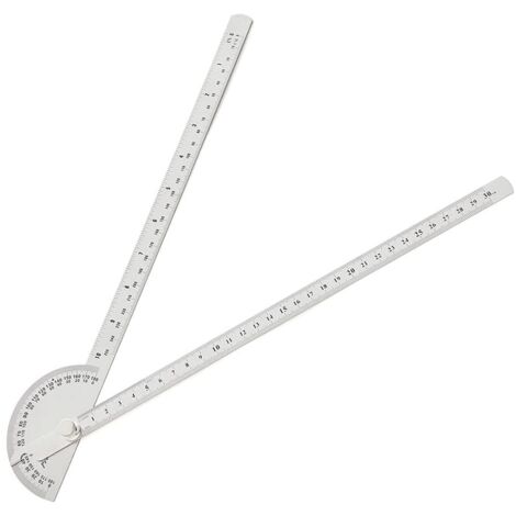 Angle Protractor Angle Finder Ruler Two Arm Stainless Steel Protractor ...