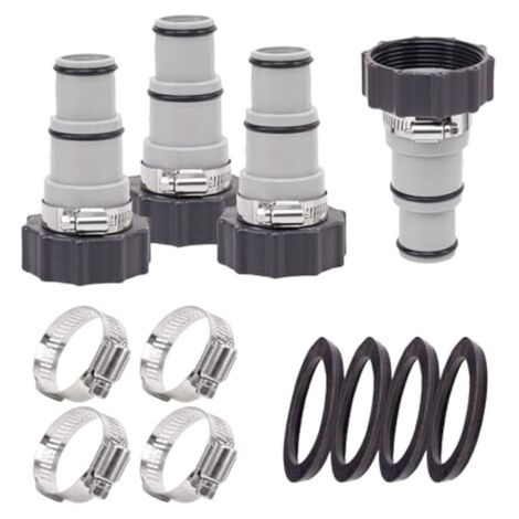 4Pack Pool Hose Adapter,Type A Pool Hose Connector for 1.5/1.25 Inch ...