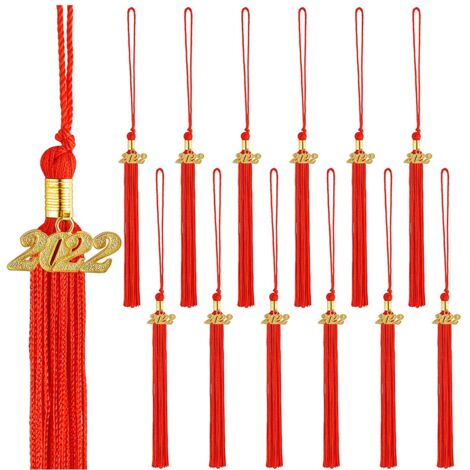18 Pieces Graduation Tassel with 2022 Charm for Graduation Cap Charm ...