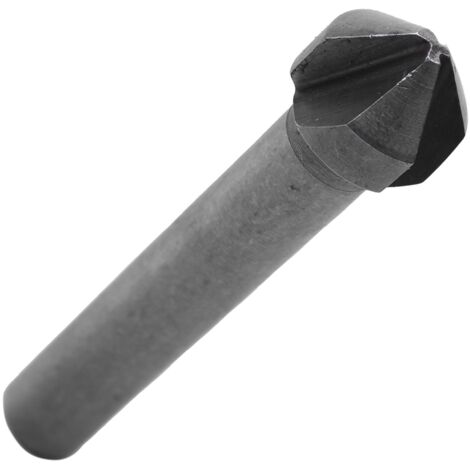 Round shank 6pcs/Set 3 Flute HSS Hard Metals natural color Three Edge ...